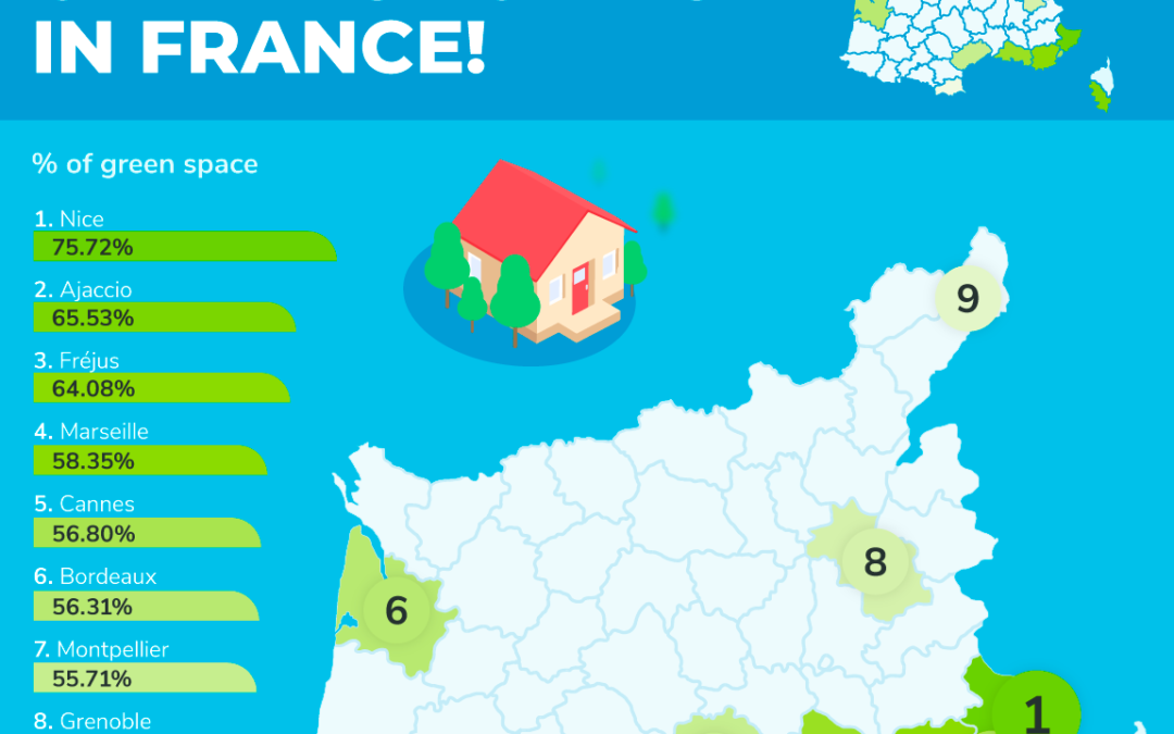 France Mapped: These cities have the most green space | All Inclusive